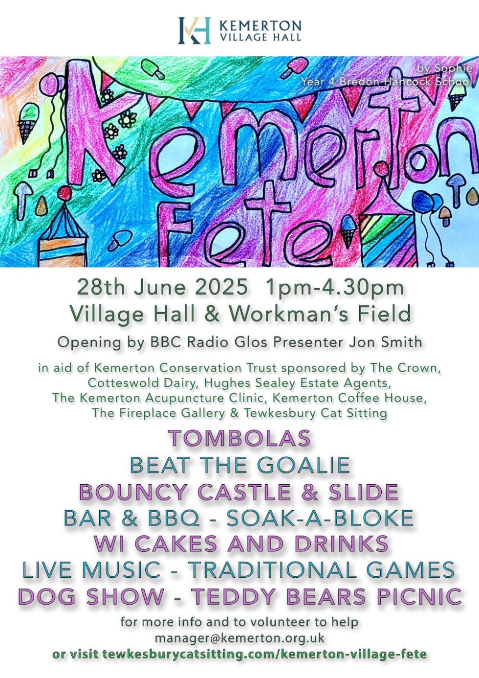 Kemerton Fete, 28th June 2025 | Kemerton Village Hall